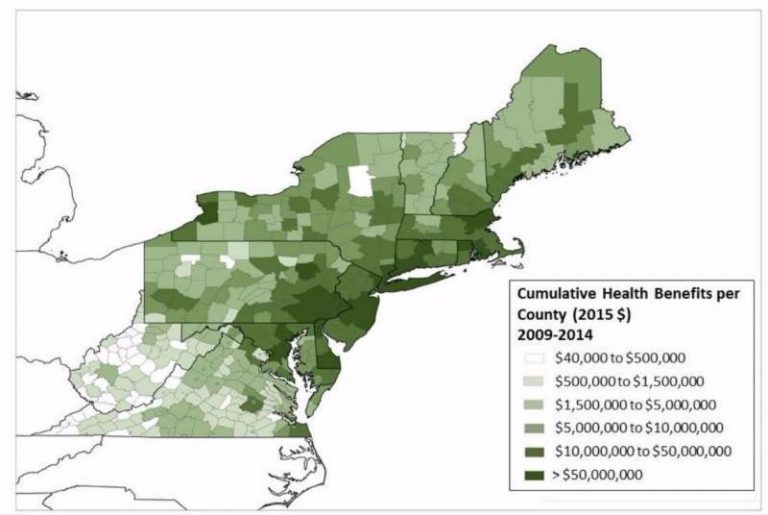 cumulative-health-effects-of-rggi-map - Save the Sound