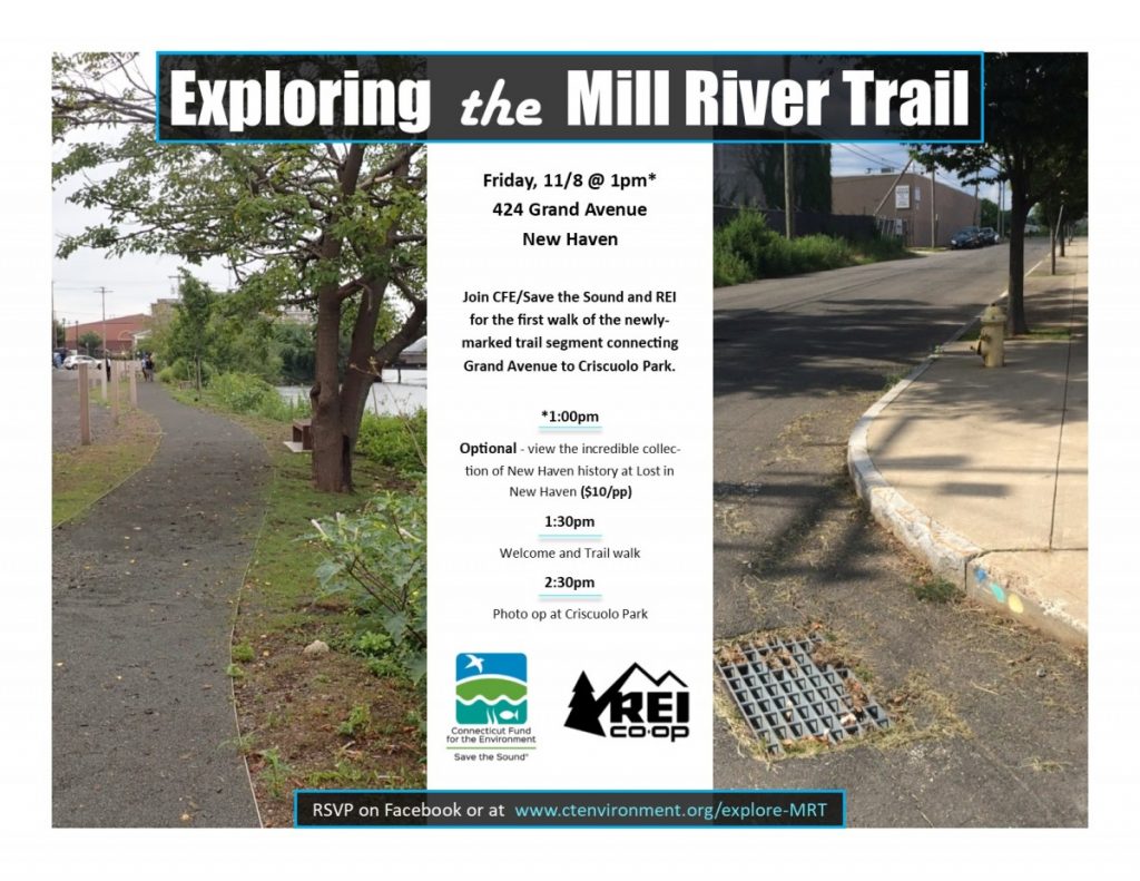 Walk the Newest Segment of the Mill River Trail - Save the Sound