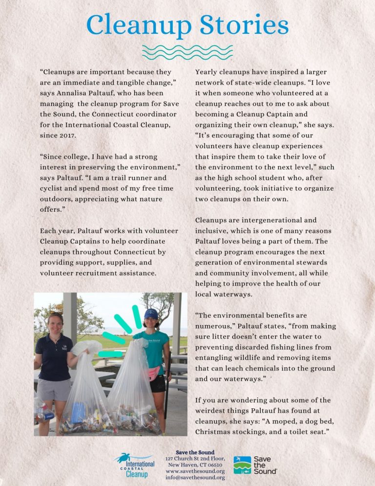 Join the Connecticut Cleanup, Remove Marine Debris