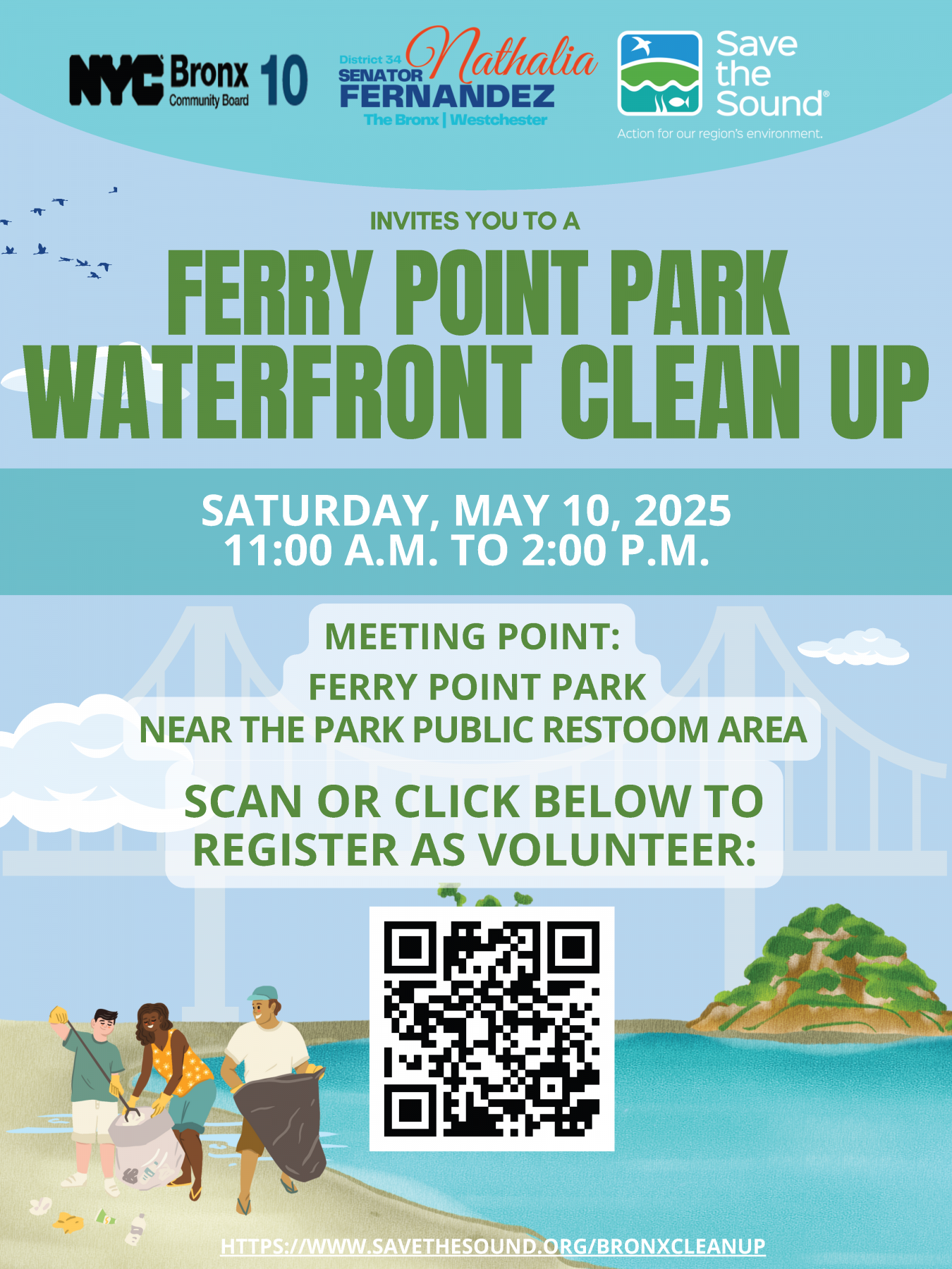 Save the Sound Coastal Cleanup | Bronx, NY